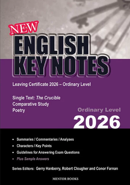 English Key Notes 2026 - Ordinary Level – Mcloughlin's Bookshop